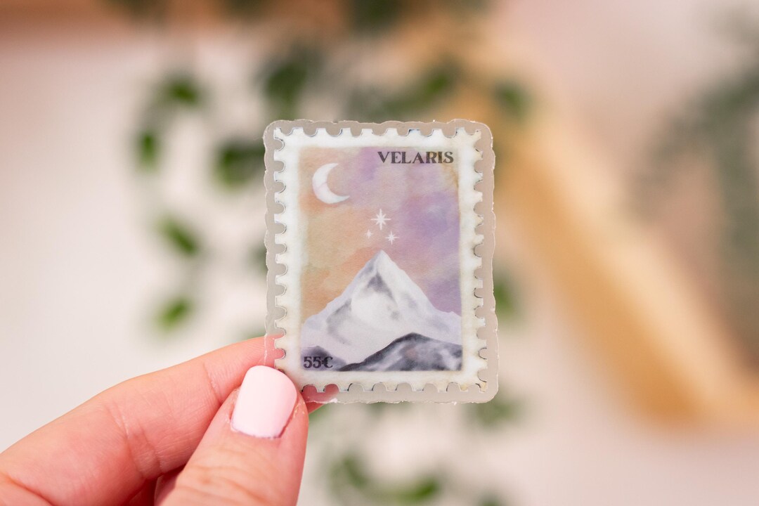 Velaris Stamp Sticker | Velaris Mountain | Officially Licensed ACOTAR ...