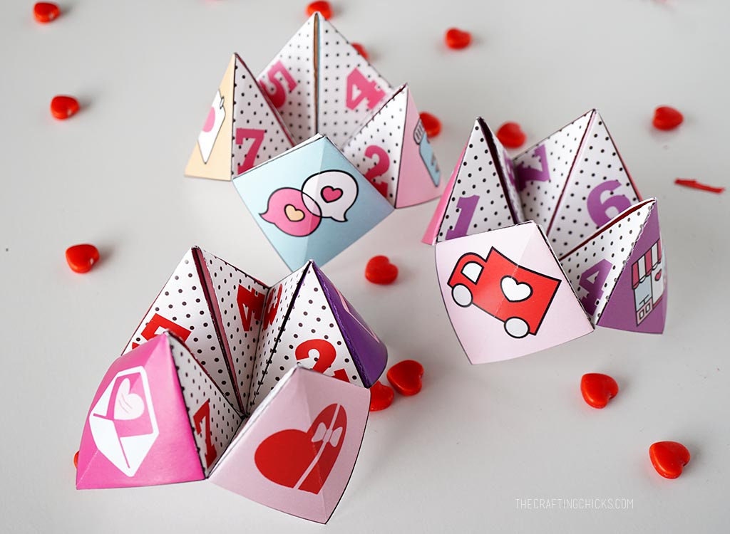 Valentine Cootie Catchers - Etsy