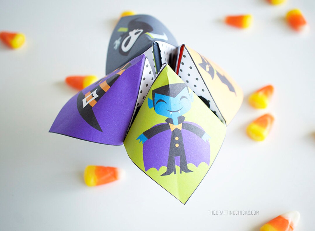 Hilarious Halloween Cootie Catcher - Etsy