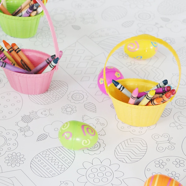 Easter Coloring Tablecloth - Etsy