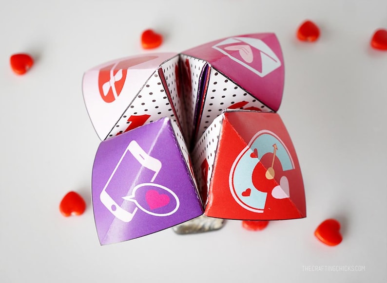 Valentine Cootie Catchers - Etsy