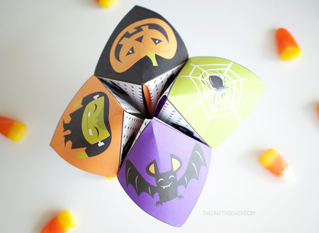 Hilarious Halloween Cootie Catcher - Etsy
