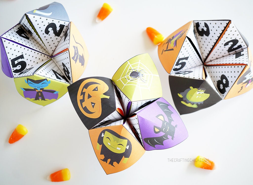 Hilarious Halloween Cootie Catcher - Etsy
