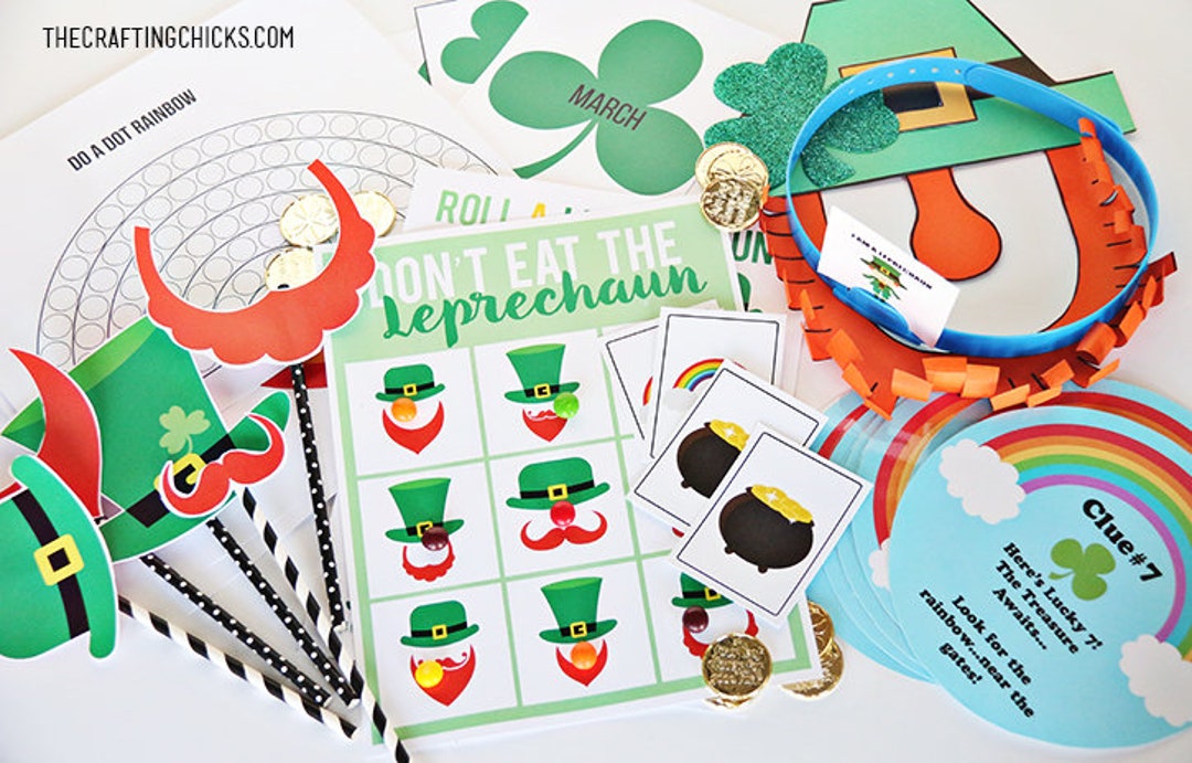 St. Patricks Printable Pack, St Paticks Day Busy Printables, Learning ...