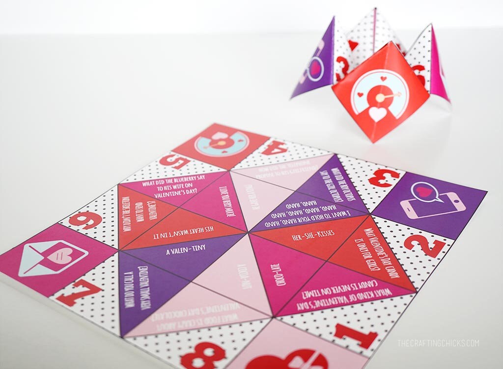 Valentine Cootie Catchers - Etsy