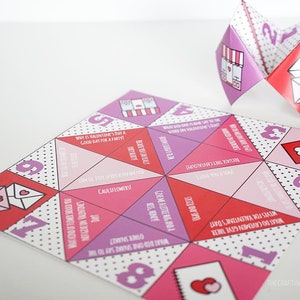 Valentine Cootie Catchers - Etsy