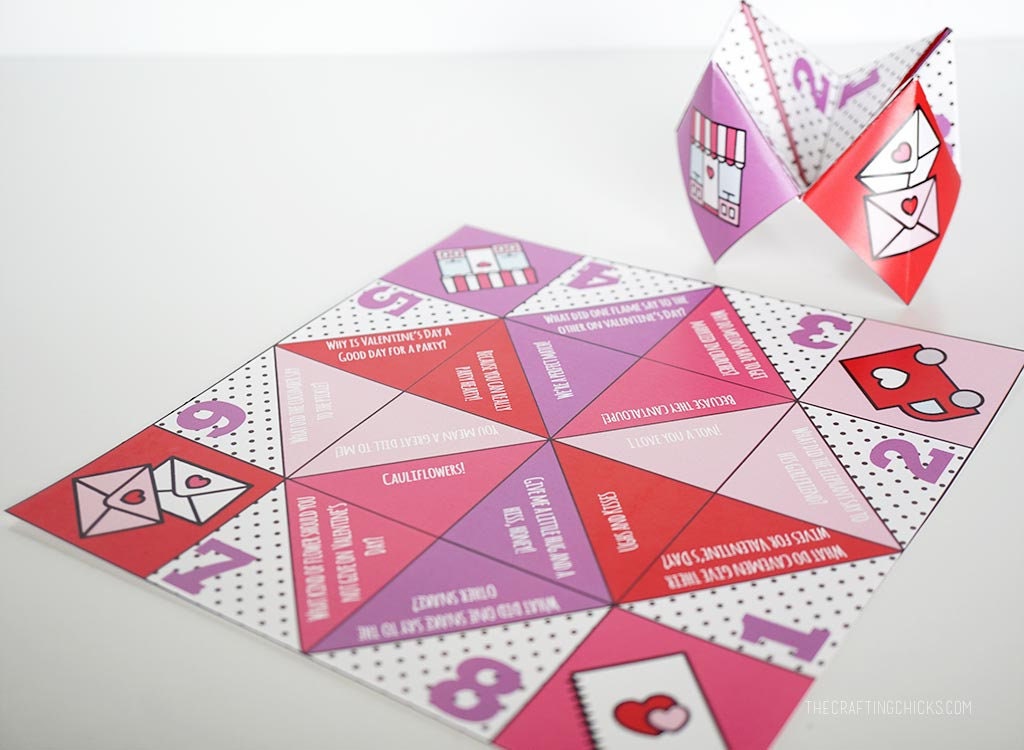 Valentine Cootie Catchers - Etsy