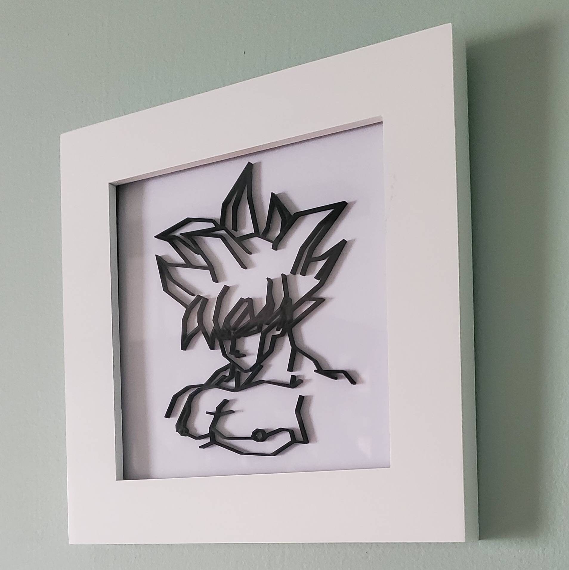 Ultra Instinct Goku Dragon Ball Super 3D Art in Box Frame - Etsy Australia