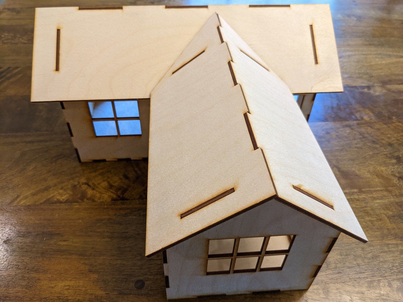 Wooden House SVG PDF Pattern for Laser Cutting, Cnc. Arranged to Fit ...