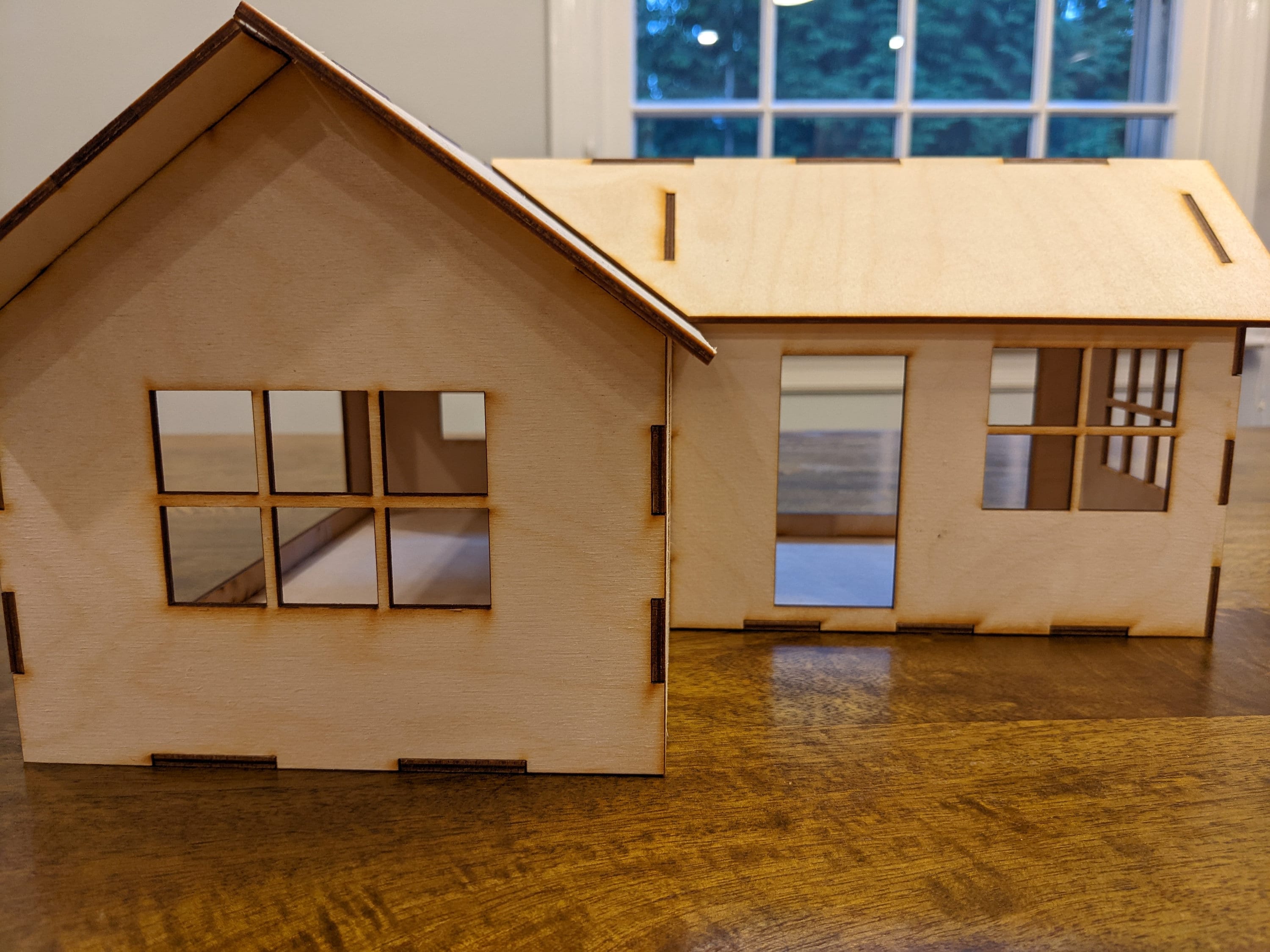 Wooden House SVG PDF Pattern for Laser Cutting, Cnc. Arranged to Fit ...