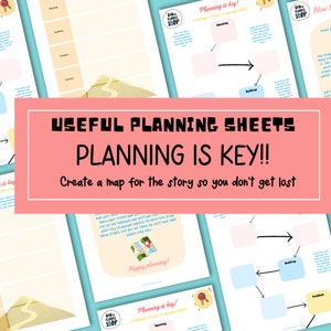 Story Writing Planner | Writing Guide for Kids | Writing Workbook ...