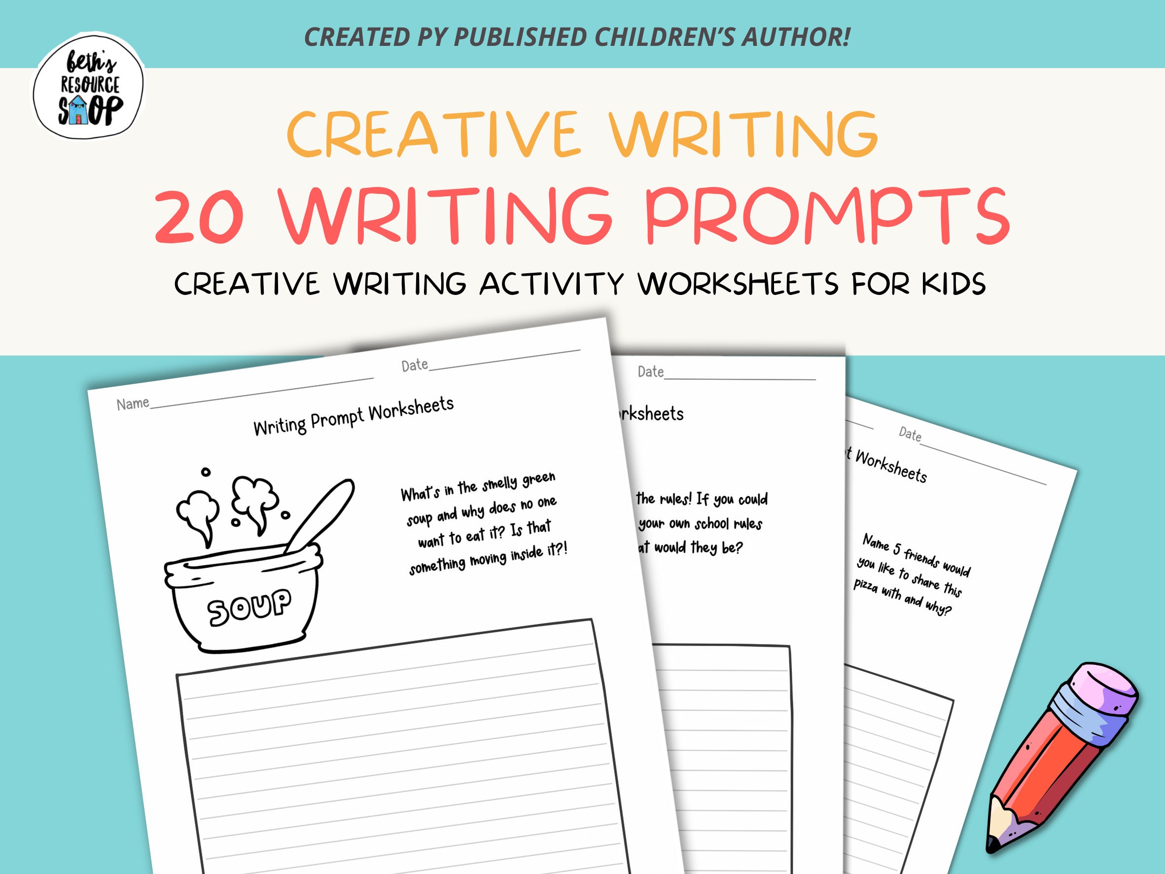 Creative Writing Worksheets For Kids