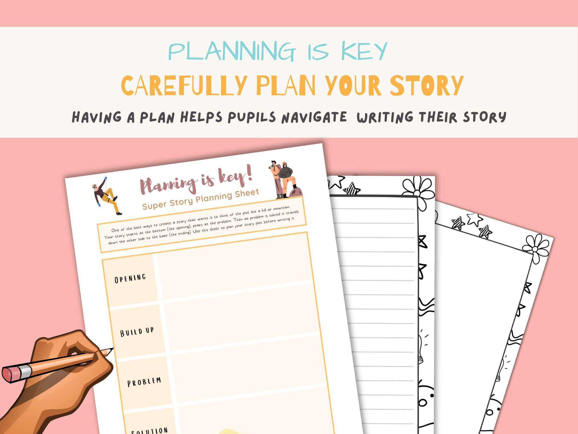 Creative Writing Prompt for Kids | Plot Planner | Story Planner | Story ...