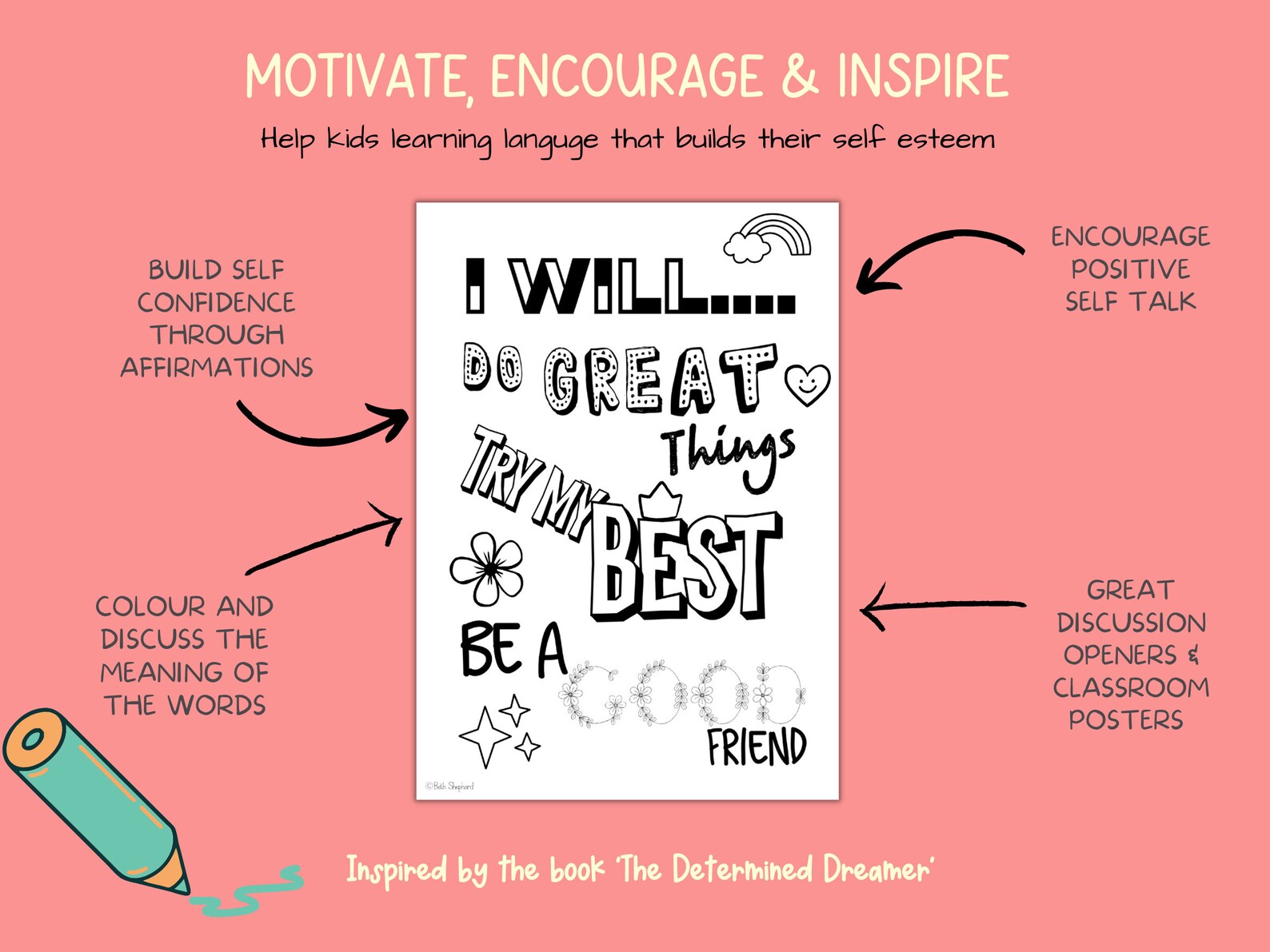 Self Esteem Activities Self Esteem Colouring Pages Worksheets for Kids ...