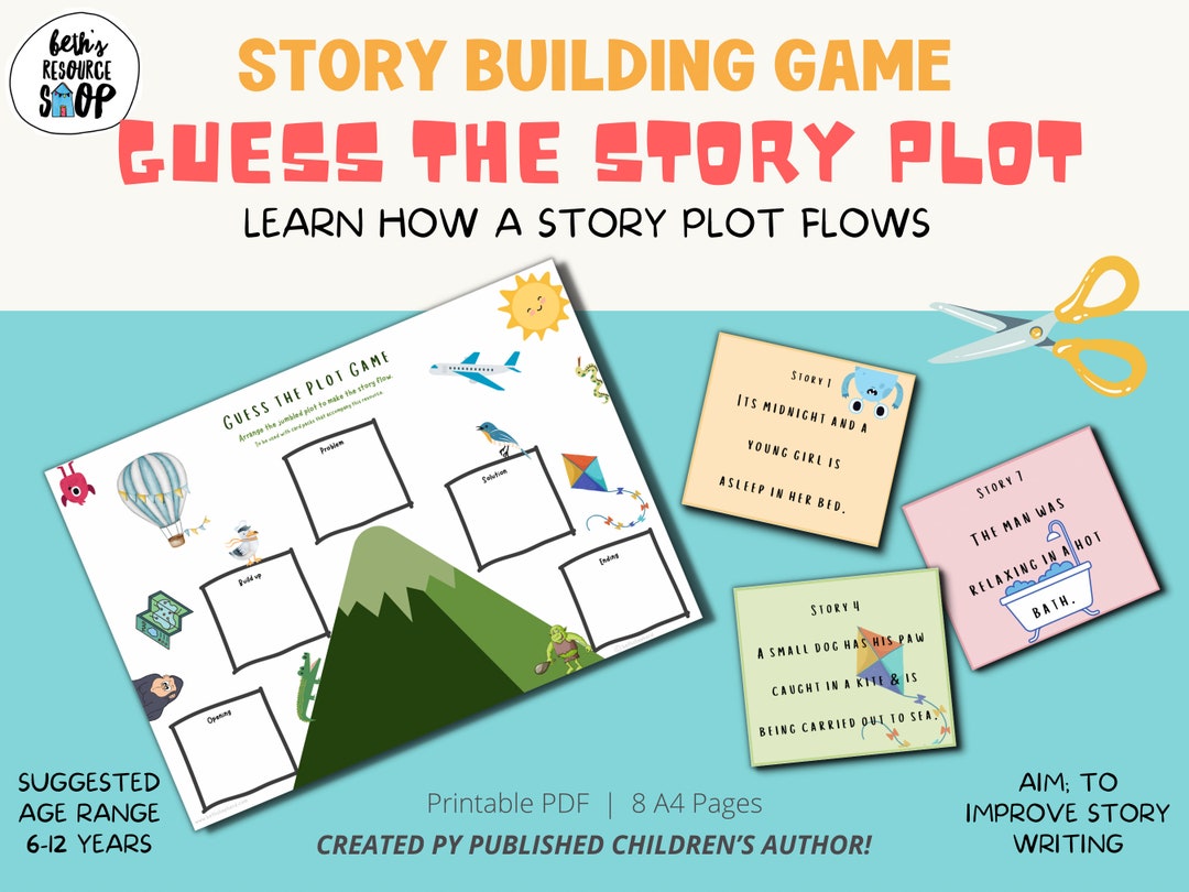 Creative Writing Game for Kids Educational Game Story Planning Card ...