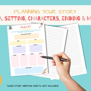 Story Writing Planning Worksheet for Kids Write a Story Story Planning ...