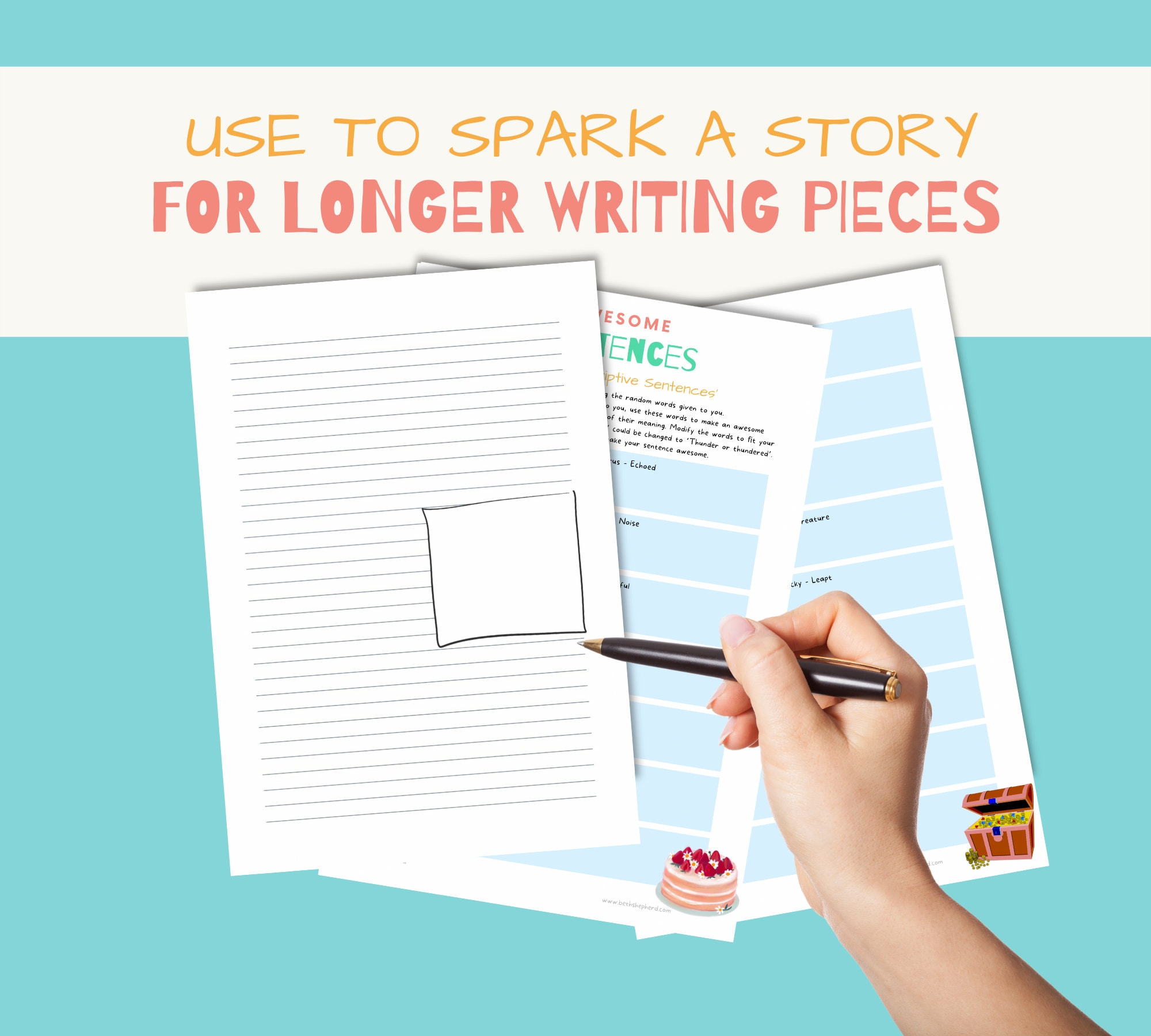 Descriptive Sentences Activity Worksheets Creative Writing Exercise ...