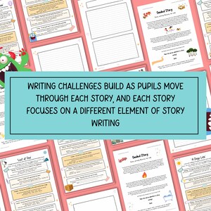 Guided Story Writing | Story Writing Activity | Writing Challenge ...