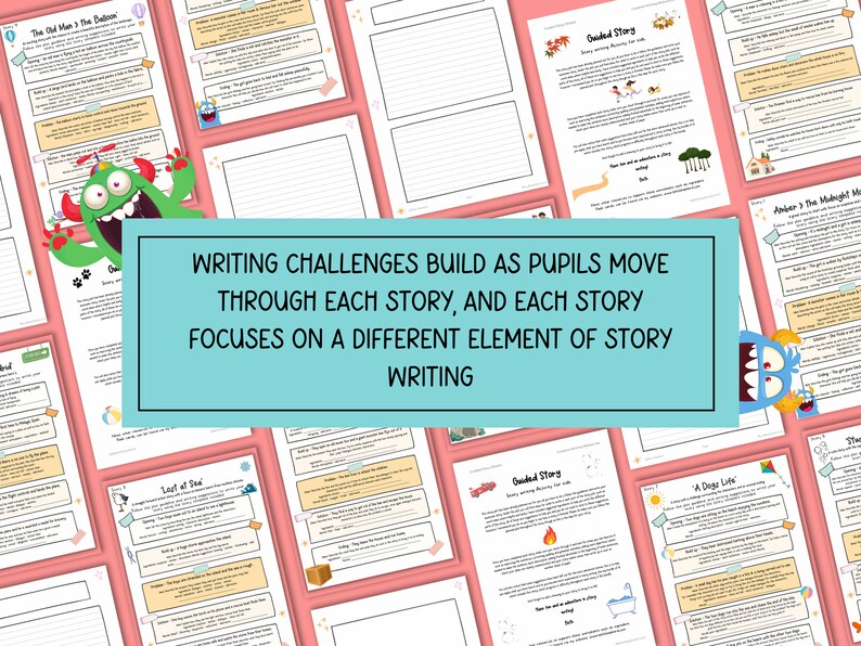 Guided Story Writing Story Writing Activity Writing Challenge Creative ...