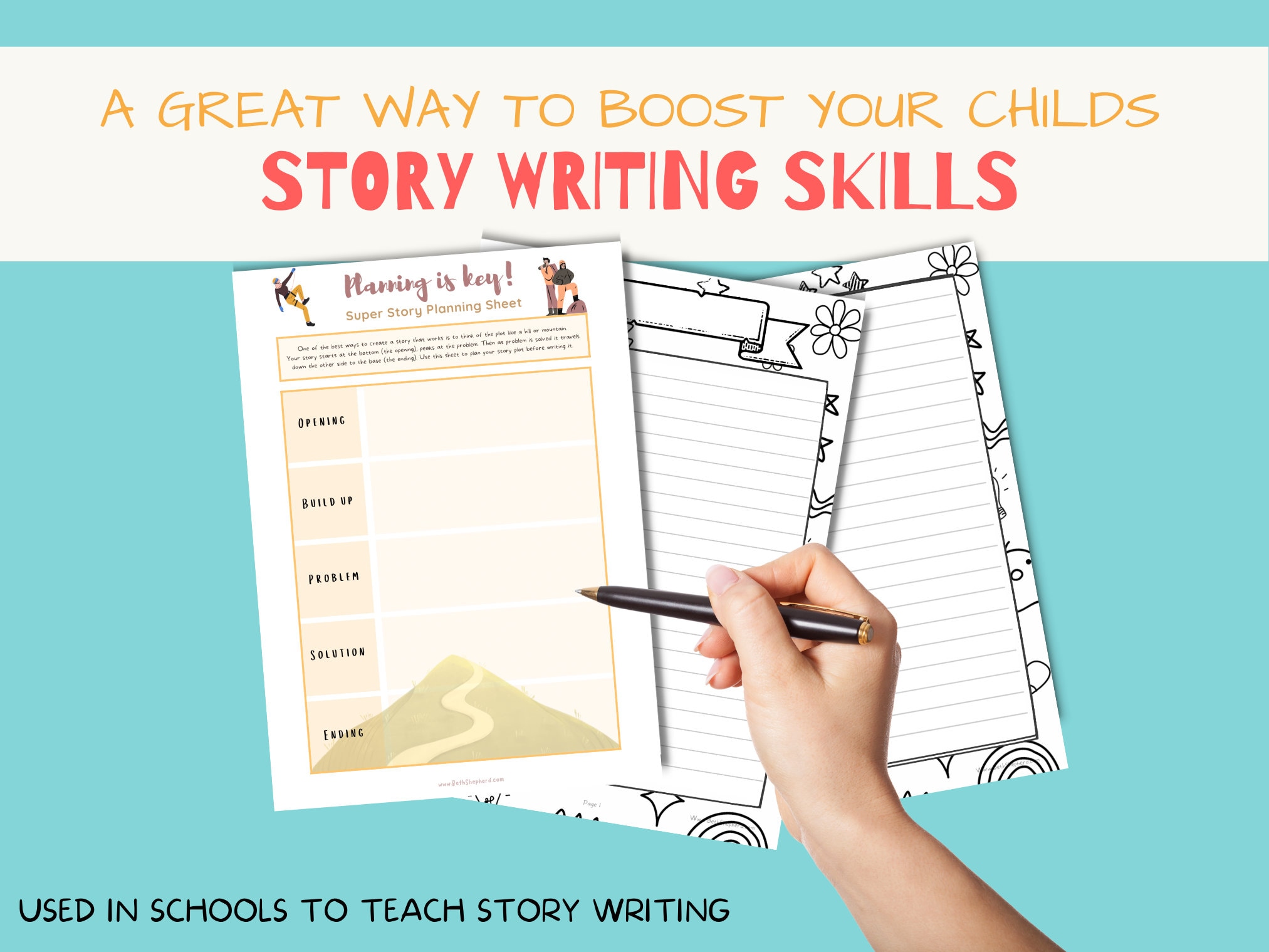 Creative Writing Prompt for Kids | Plot Planner | Story Planner | Story ...