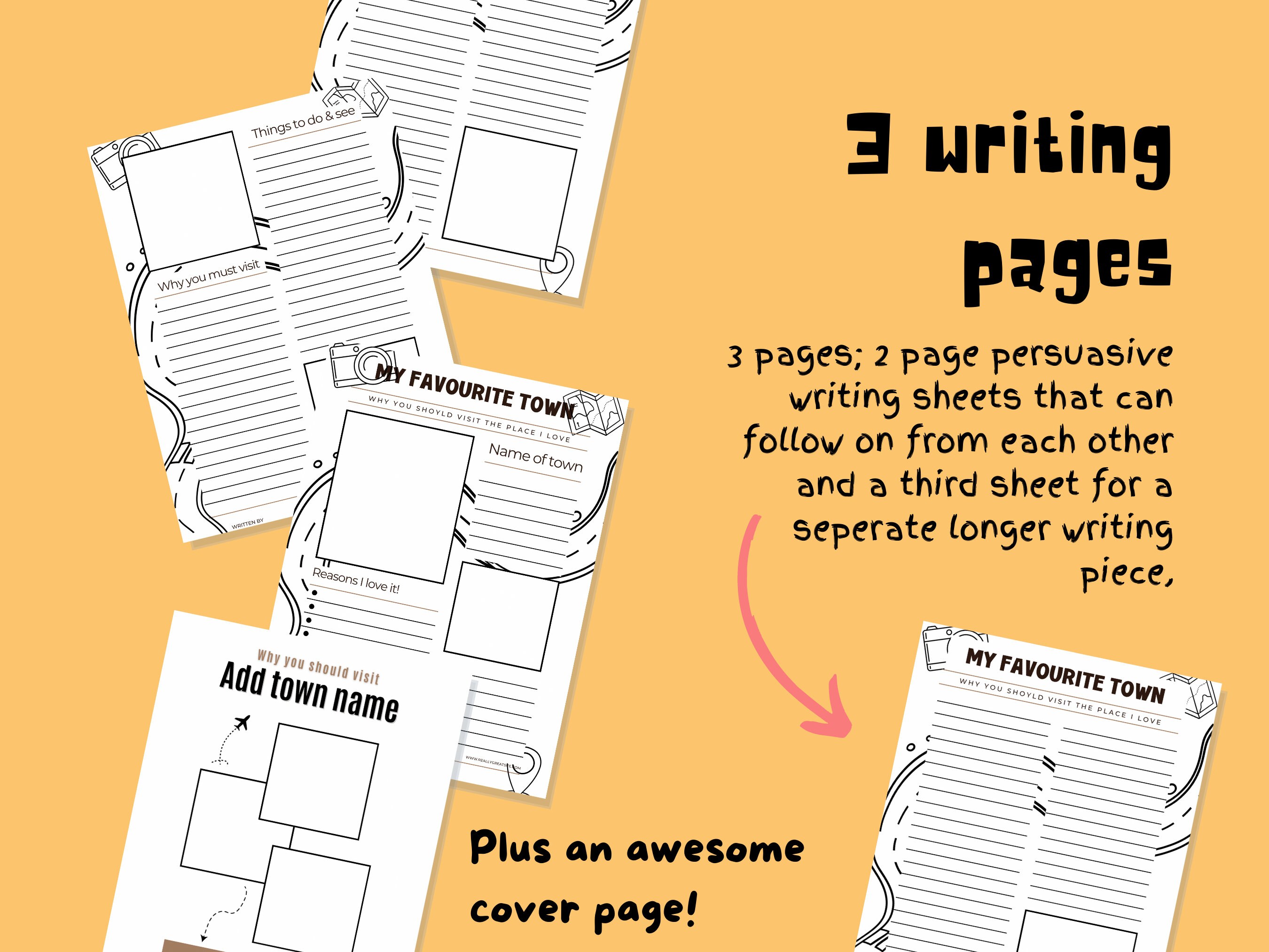 Persuasive Writing Activity Writing Template Writing Page Activity ...