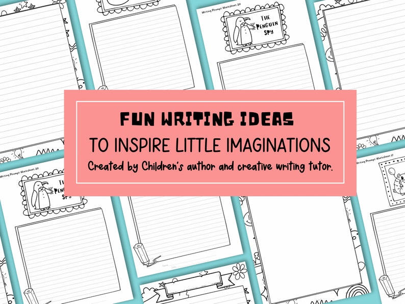 3 Animal Themed Writing Prompts Story Writing Worksheets for Kids ...