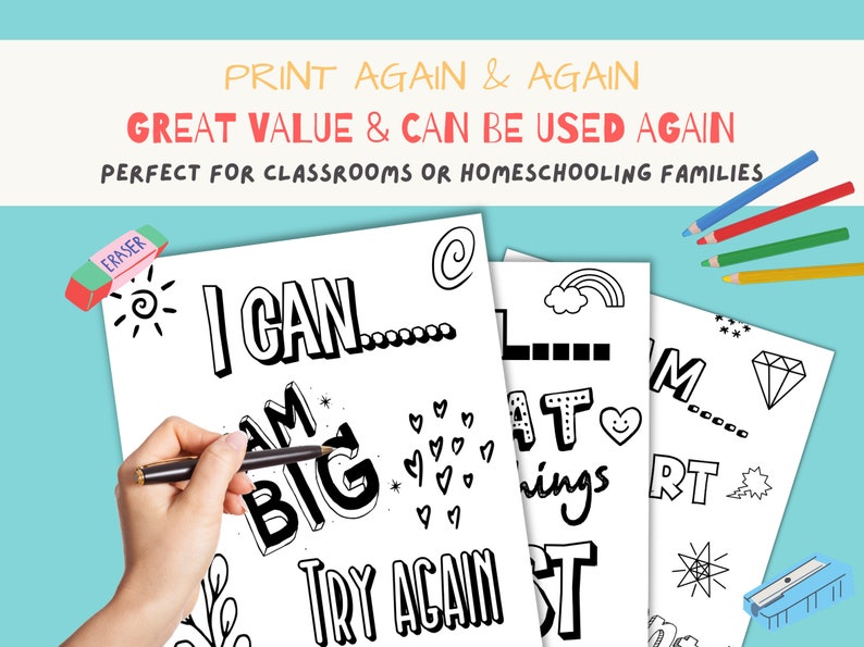 Self Esteem Activities Self Esteem Colouring Pages Worksheets for Kids ...