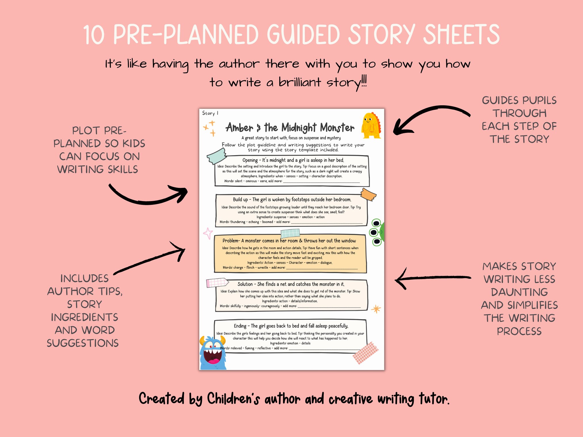 10 Story Writing Activity Worksheets For Kids Supported Etsy 10-story-writing-activity-worksheets-for-kids-supported-etsy