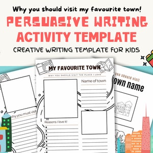 Persuasive Writing Activity | Writing Template | Writing Page ...