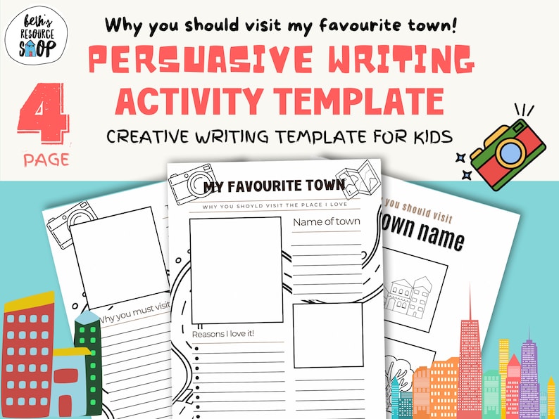 Persuasive Writing Activity Writing Template Writing Page Activity ...