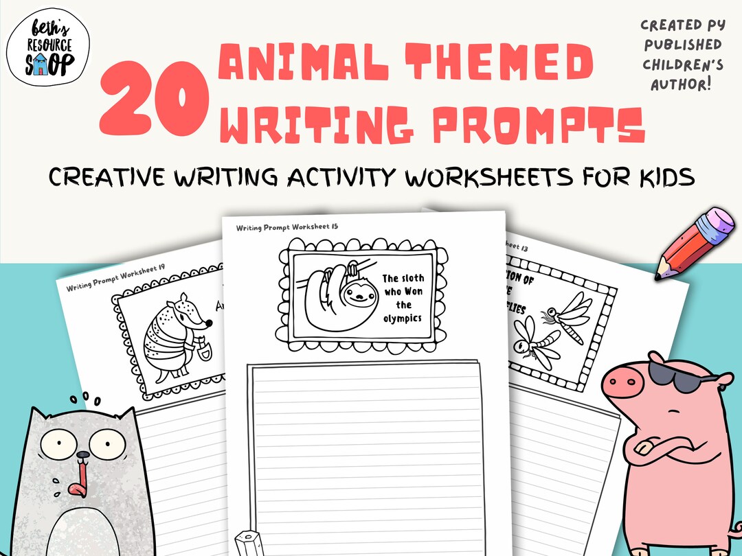 Creative Writing Prompts Story Writing Worksheets for Kids Writing ...
