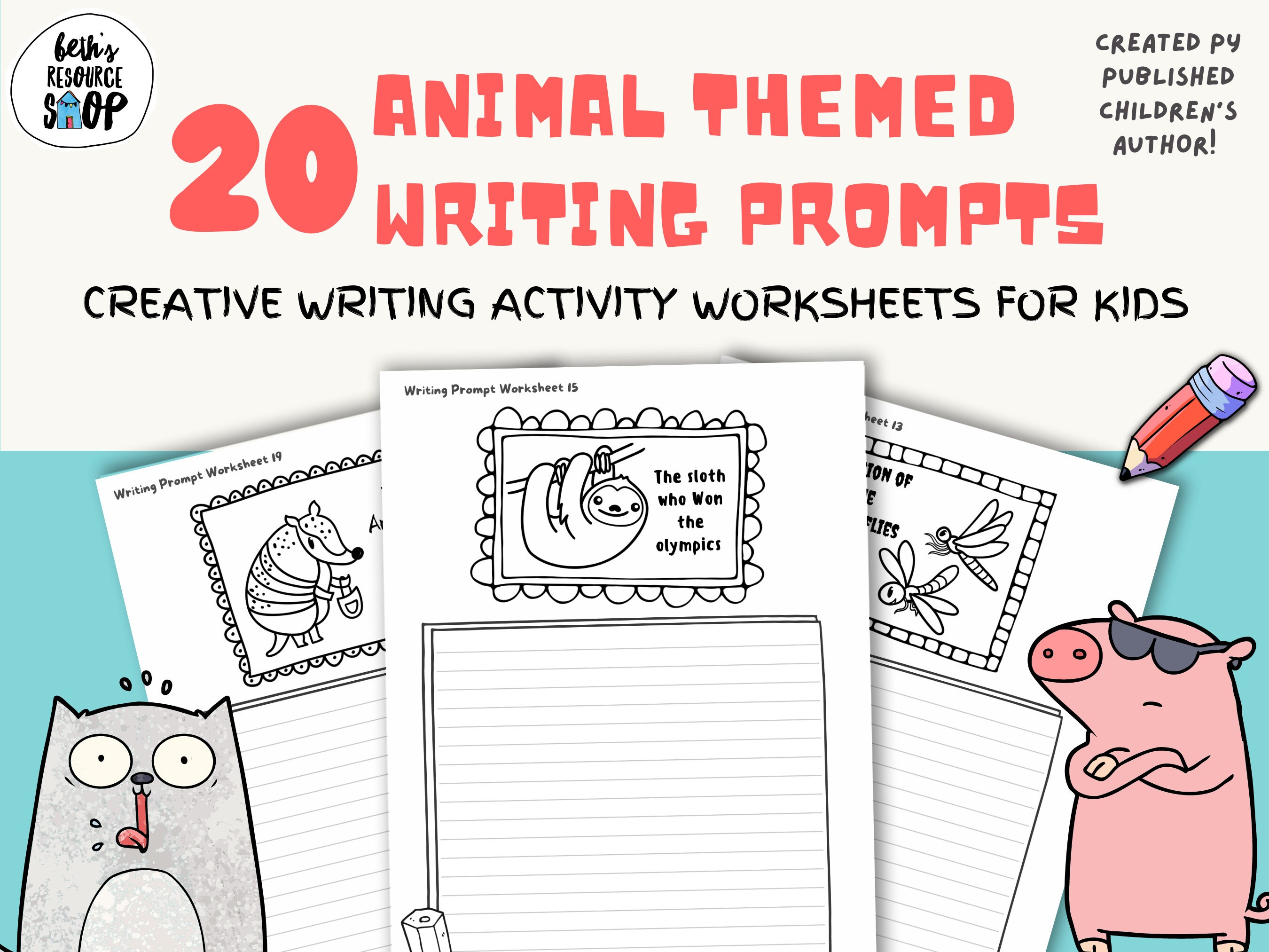 Creative Writing Prompts Story Writing Worksheets for Kids Writing ...