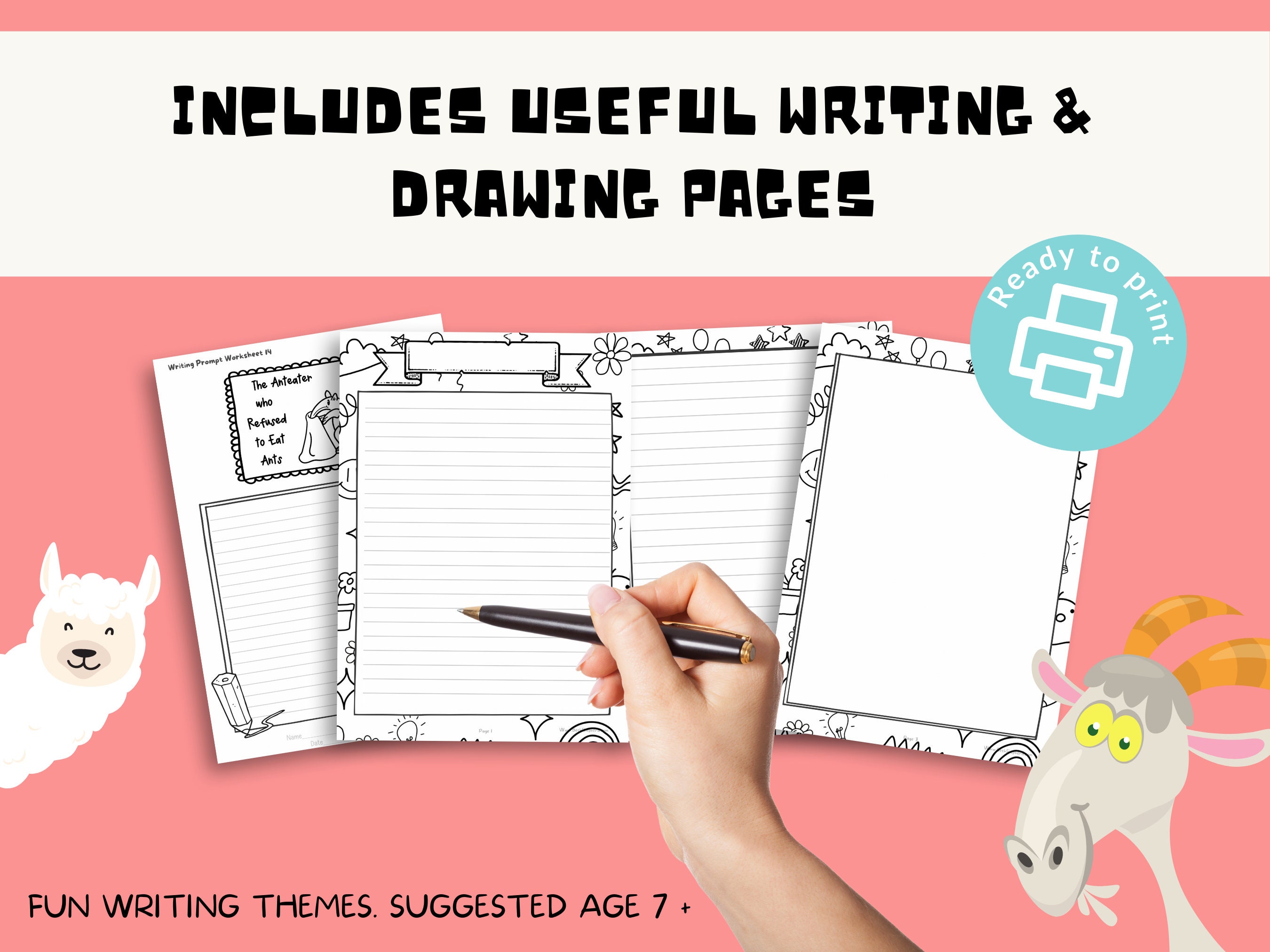 Creative Writing Prompts Story Writing Worksheets for Kids Writing ...