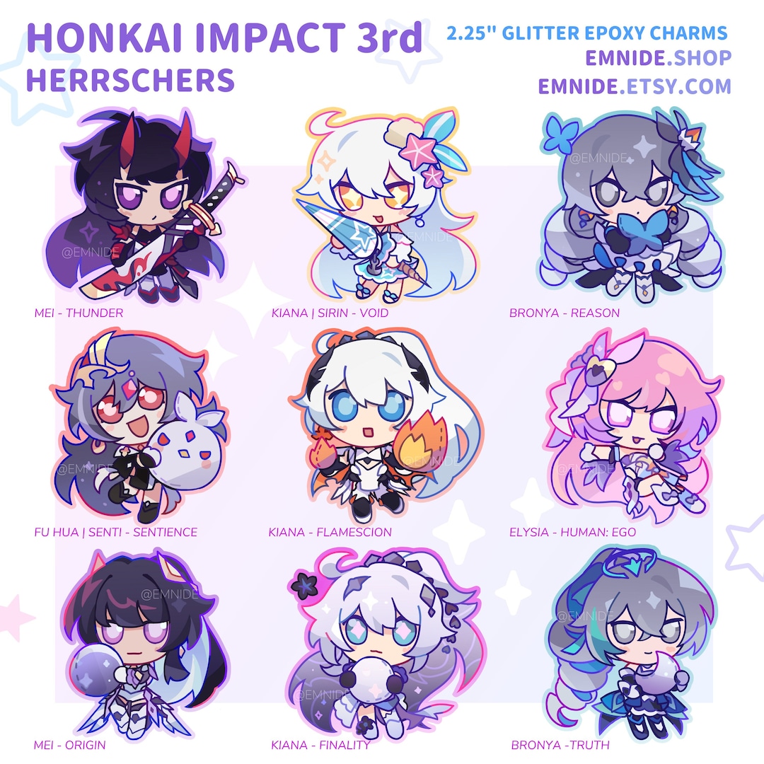 Herrschers Honkai Impact 3rd Charms, 2.25" - Etsy
