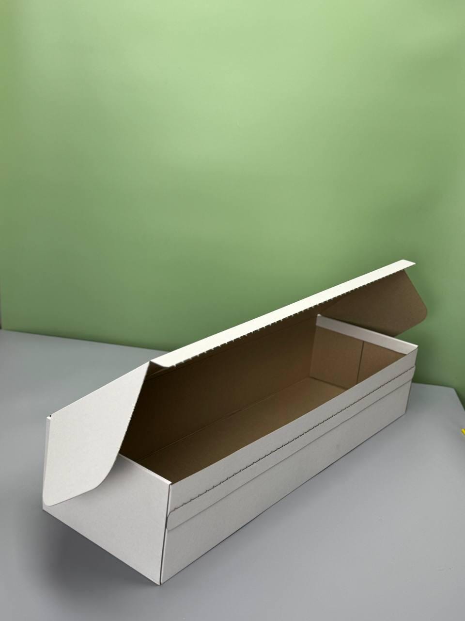 20 White Corrugated Cardboard Flower Delivery Boxes (31.5x9.8x6.3 Inch ...
