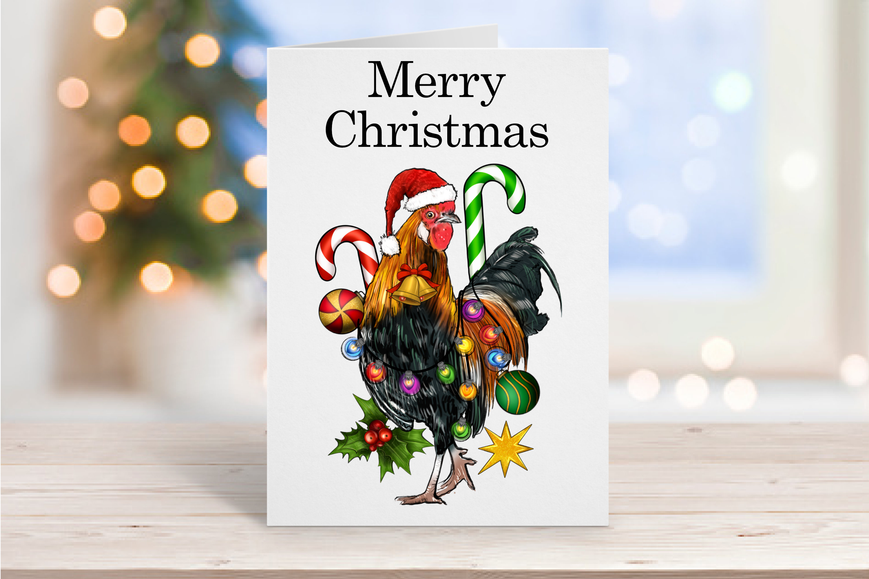 Goat Christmas Card, Christmas Card for a Farmer, 5" X 7" Card, Funny ...