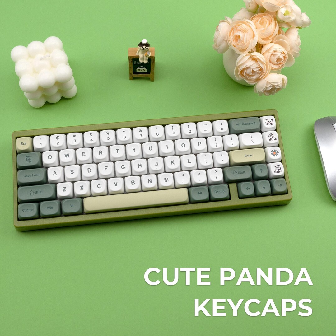 Panda Keycap Set, MOA Profile, PBT Dye-sublimation, 143 Keys ...