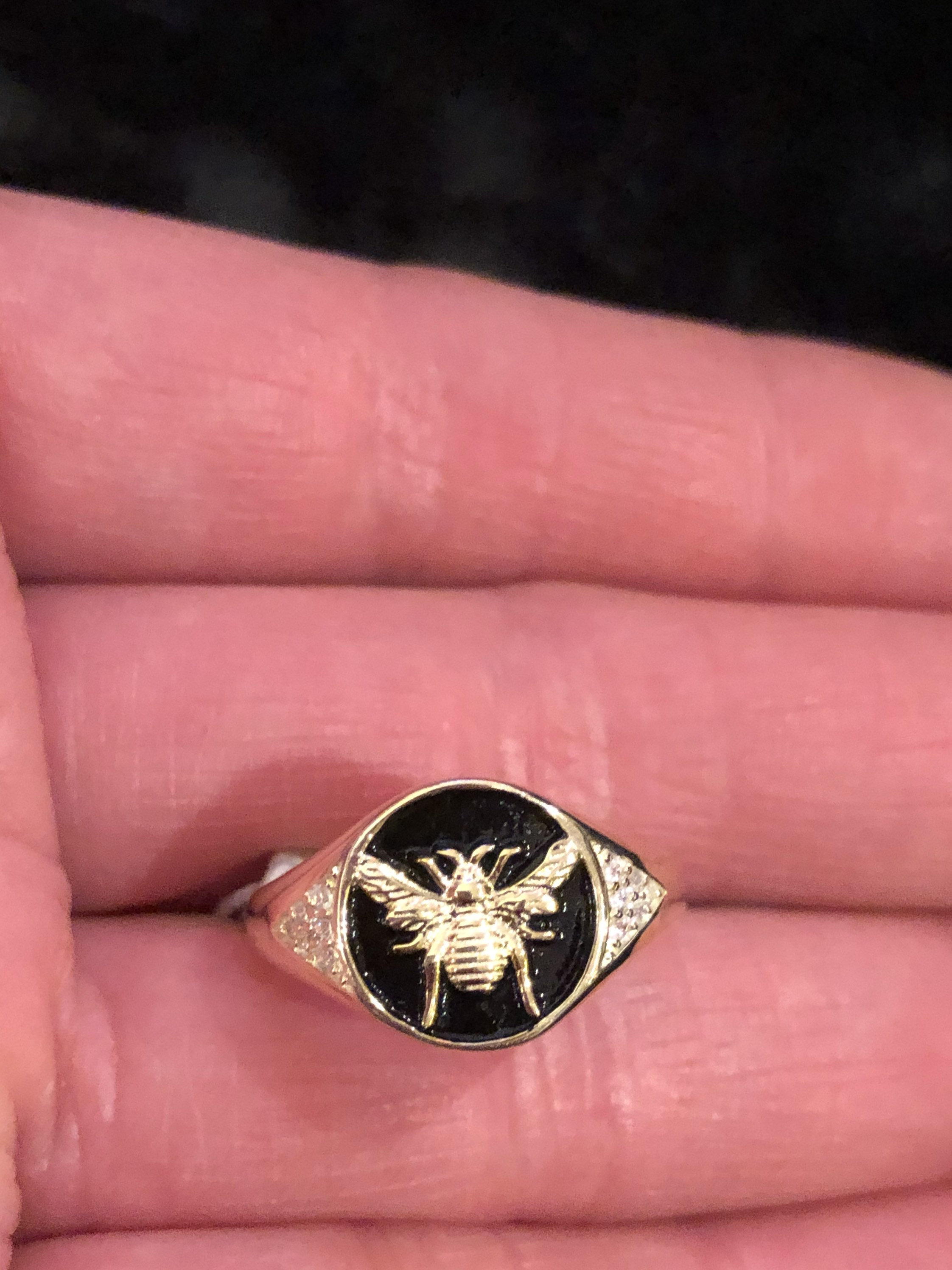 Bee Gold Ring - Etsy