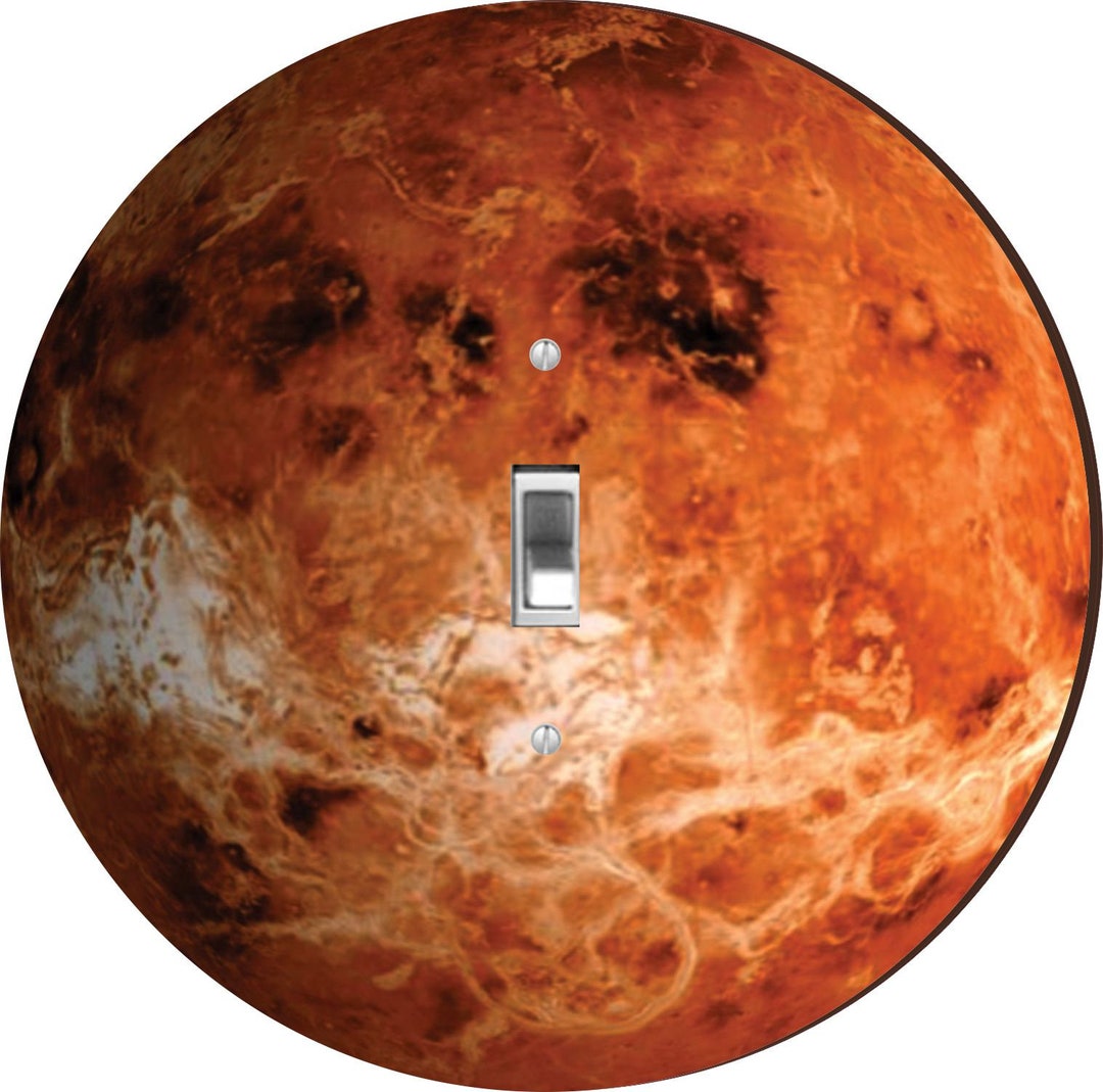 Planet Venus Design Round Light Switch Plate Covers Outlet Covers - Etsy