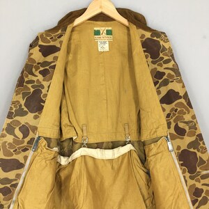 Vintage 70s Game Winner Hunting Duck Camo Jacket Medium 1980s Us ...