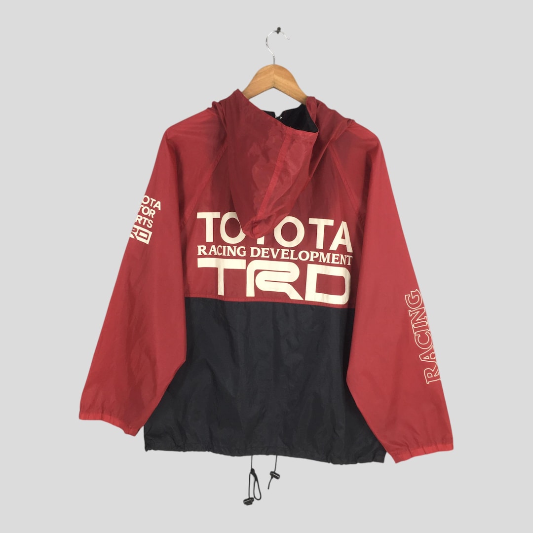 Vintage Toyota TRD Motorsport Racing Car Jacket Medium JDM Japan Toyota ...