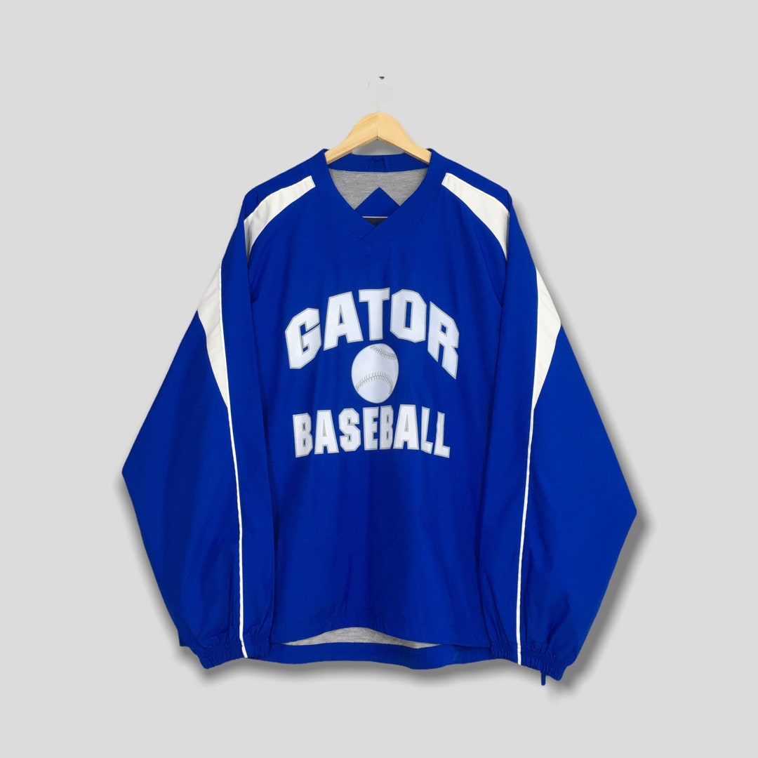Vintage Ncaa Florida Gators Baseball Training Wear Blue Xlarge ...