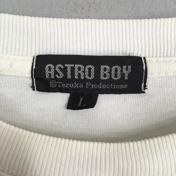 Vintage Astro Boy Mighty Atom Japanese Anime White T … - Gem