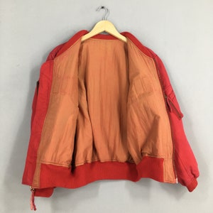 Vintage Pink House Japan Red Bomber Jacket Large 1980s Pink House ...