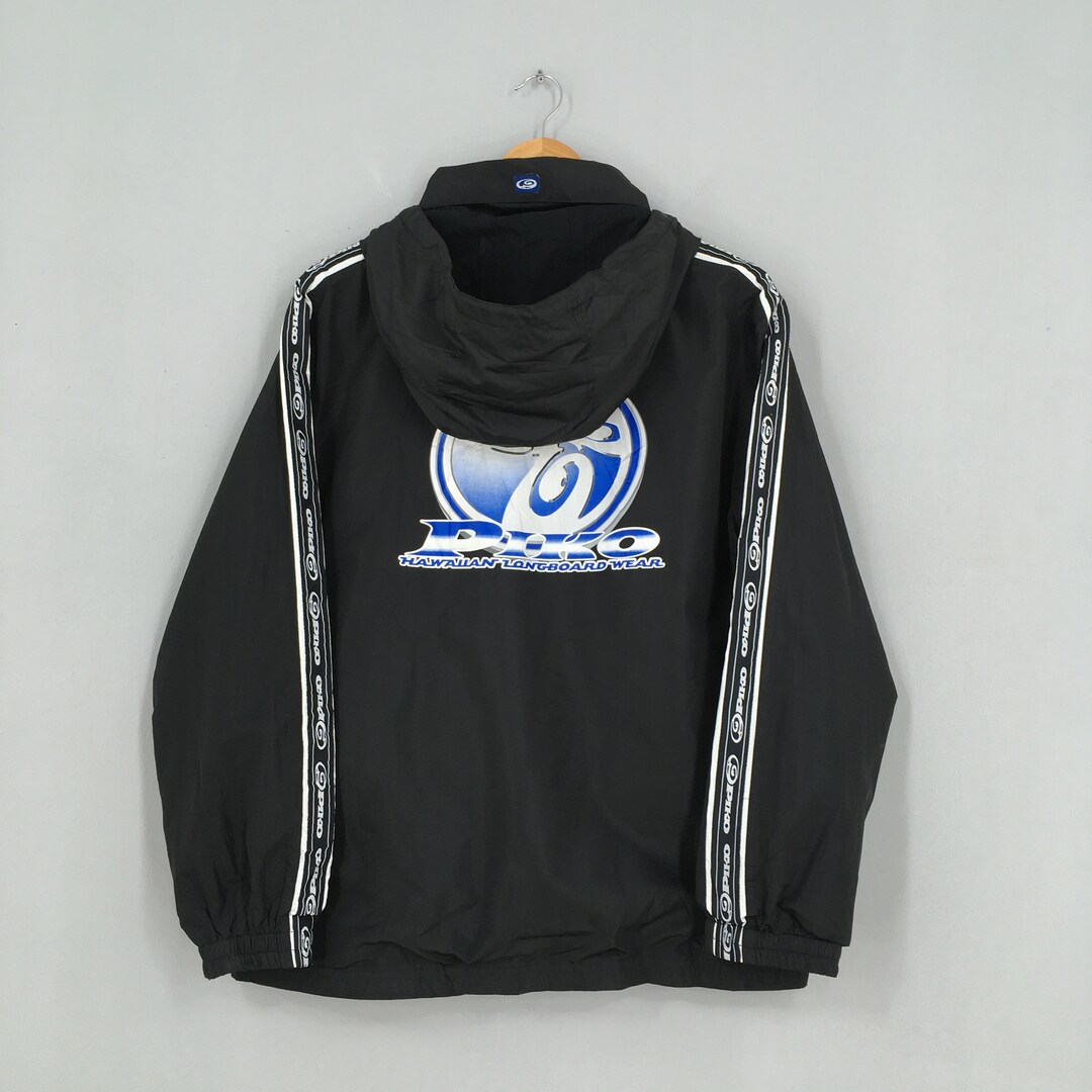Vintage 1980's Piko Surf Longboard Hoodie Windbreaker Medium Piko ...