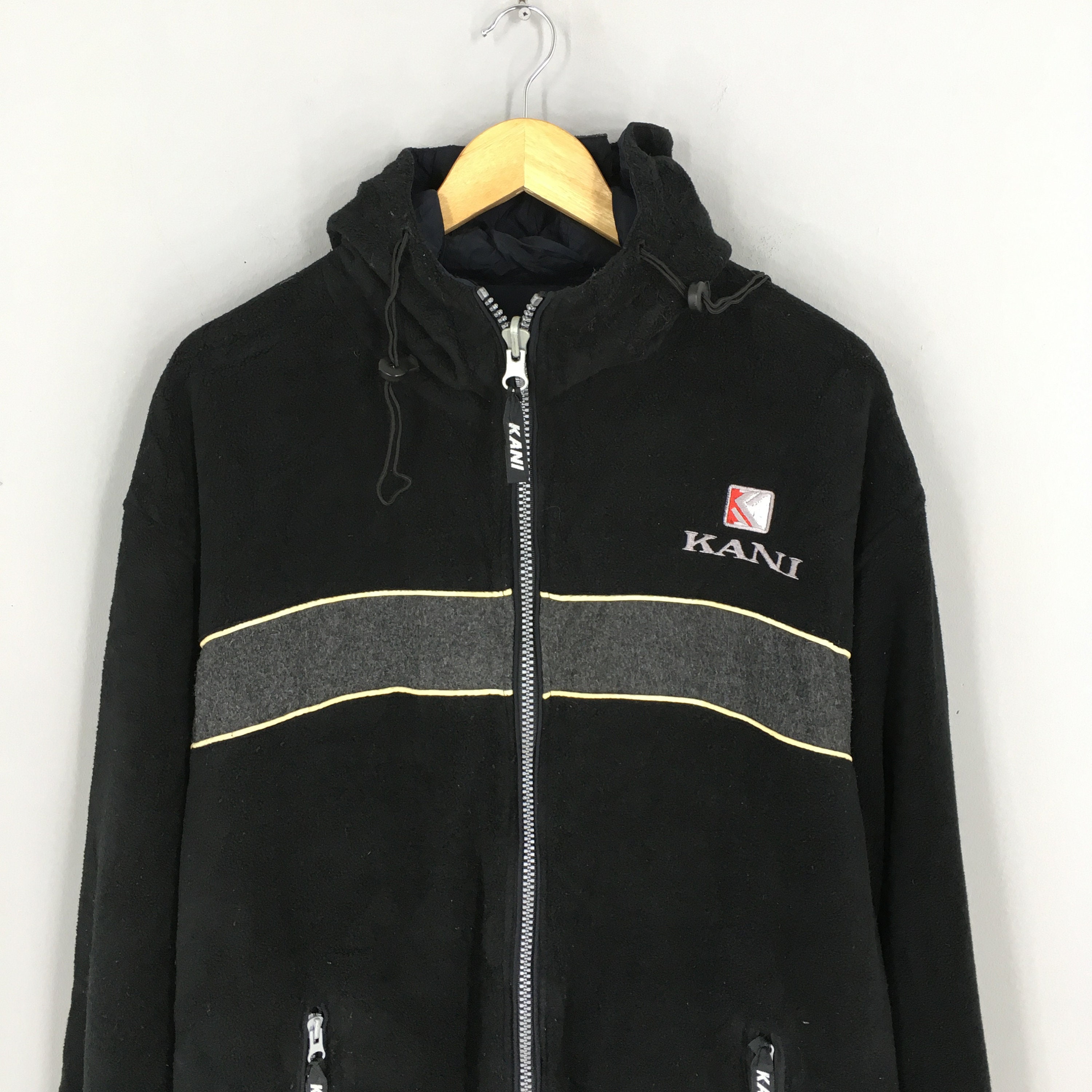 Vintage Karl Kani Hoodie Fleece Sweater Xlarge Reversible Karl | Etsy