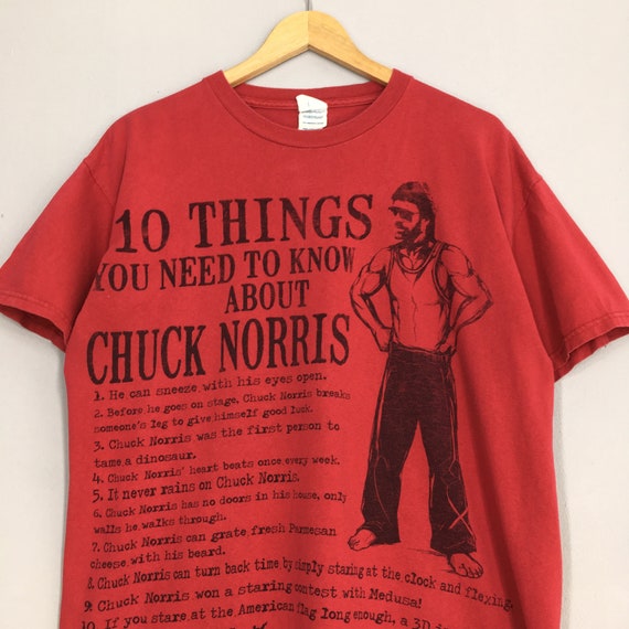 Vintage 1990s Chuck Norris American Actor Movies Tshi… - Gem