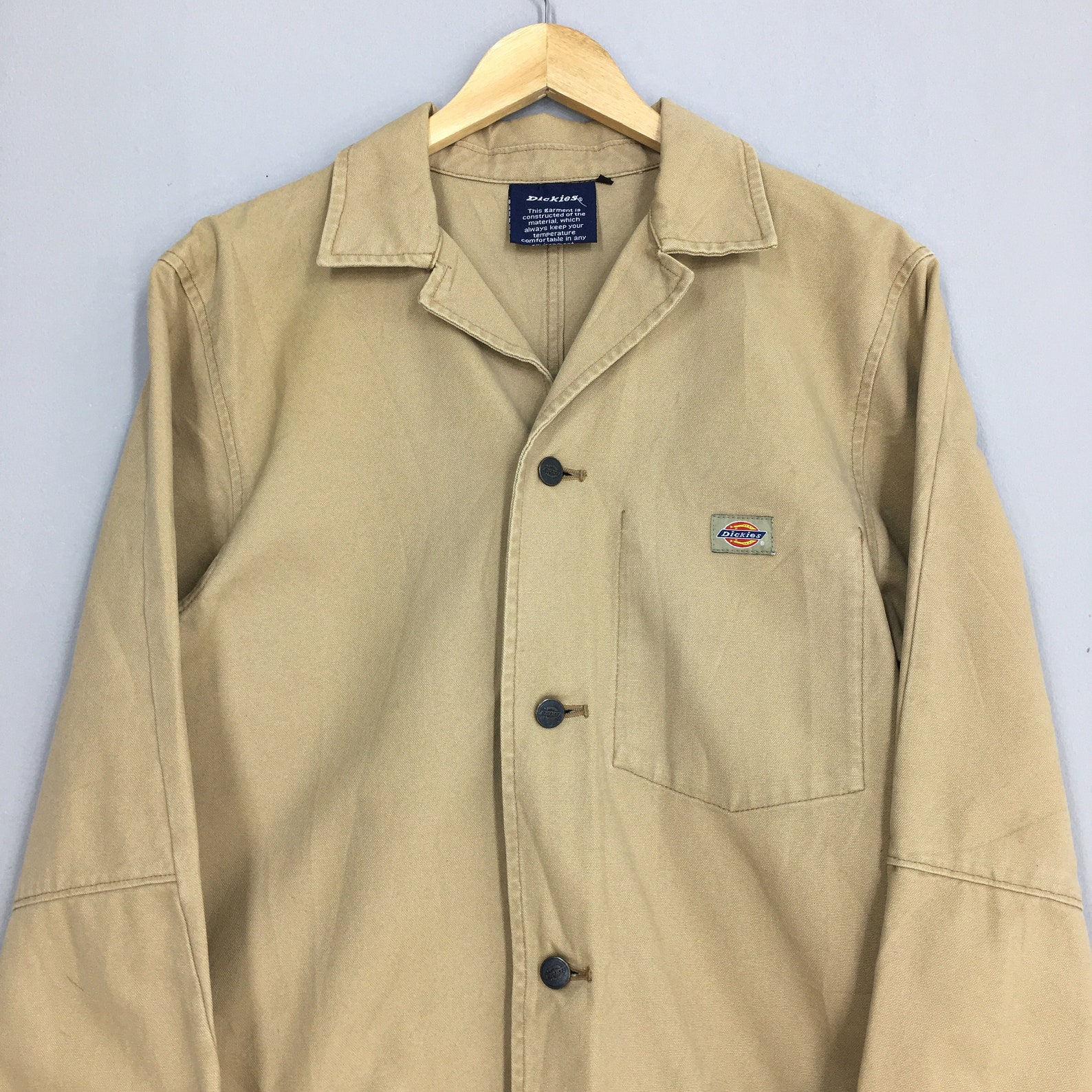 Vintage Dickies Worker Denim Jacket Large Jeans 1990s Dickies Workwear ...