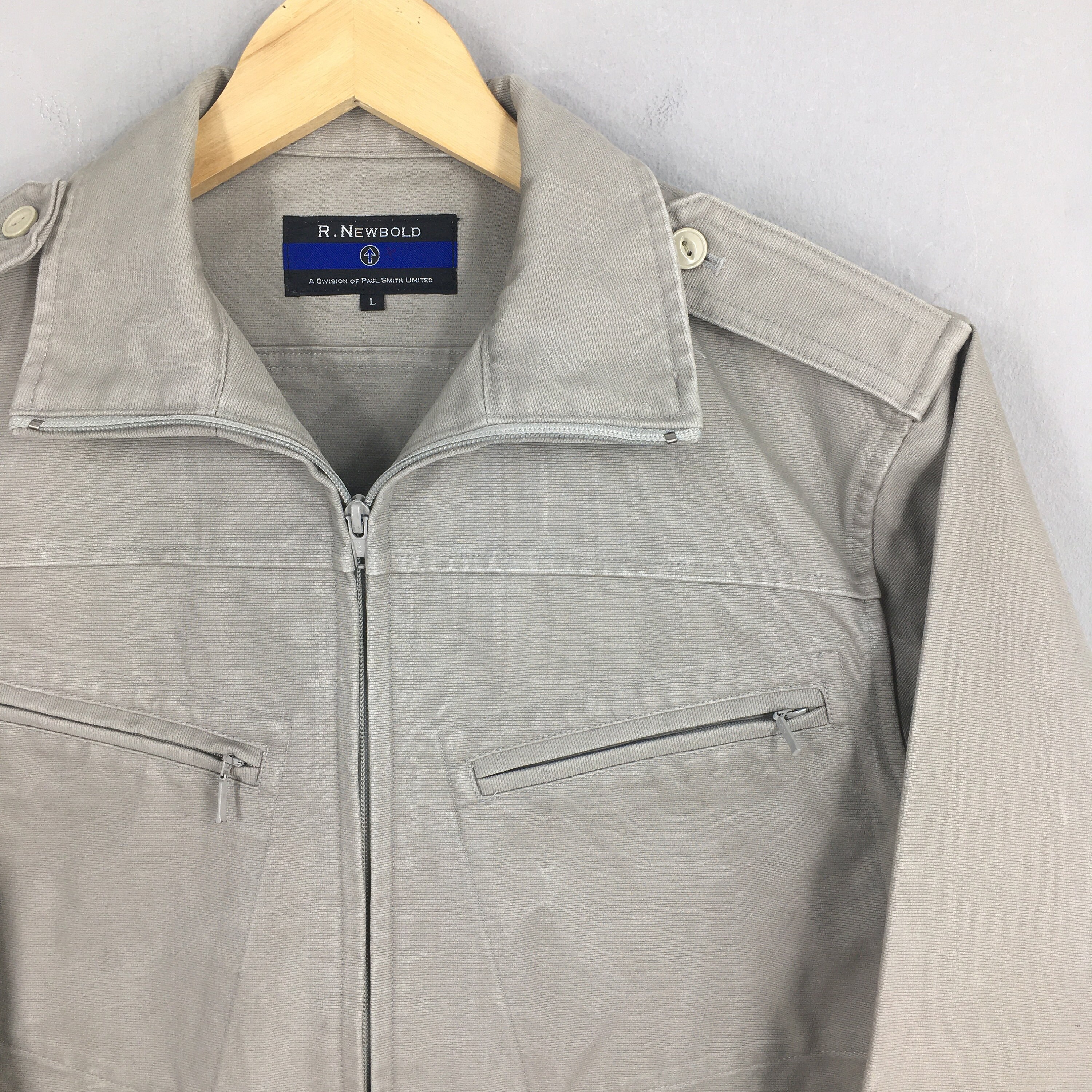 Vintage R.newbold Paul Smith Denim Jeans Worker Jacket Large Unisex ...
