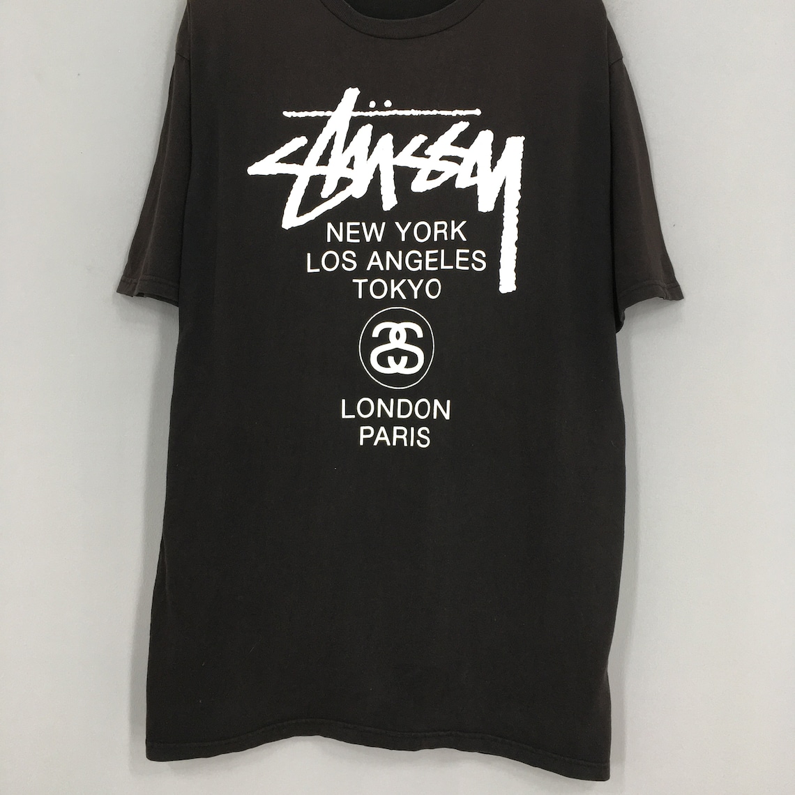 Vintage 90's Stussy New York Tour T shirt XLarge Stussy | Etsy